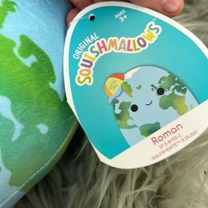 Squishmallows | Toys | Kellytoy Nwt 222 Roman The Squishmallow Earth ...